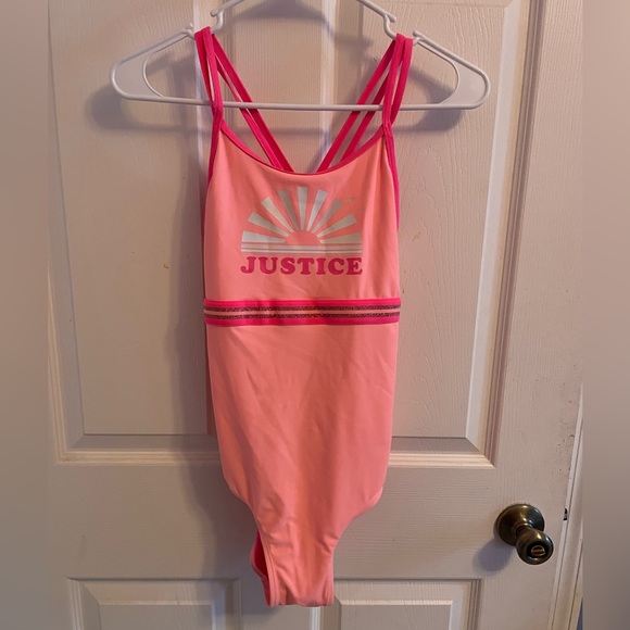 Justice | Swim | Justice Pink Girls Onepiece Swimsuit | Poshmark